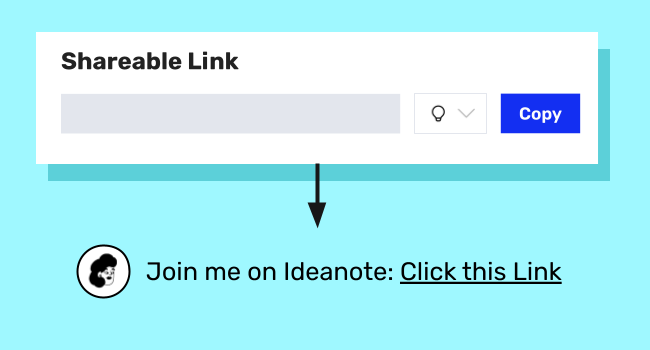 Shareable Links | Ideanote Features